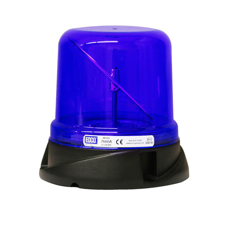 ECCO 7660B Blue Beacon 3 Bolt Rotating LED - Alna Commodities Pty. Ltd.