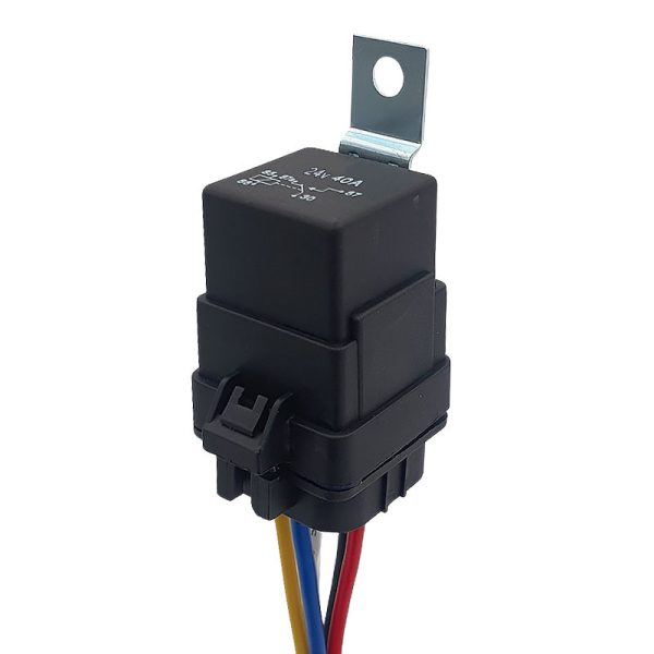 Relay Changeover 5 Pin 12V 40AMP Diode Protected Bracket Weatherproof ...