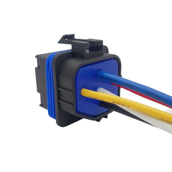 Relay Changeover 5 Pin 12V 40AMP Diode Protected Bracket Weatherproof ...