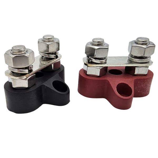 2 way Terminal Post Power Distribution Block 80A 12V 48V Positive ...