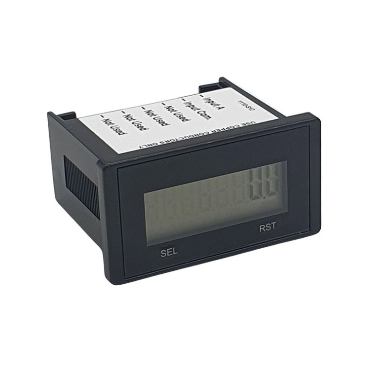 Digital Hour Meter Pre-Settable 12V 24V Black Flush Mount Trumeter 6320 ...