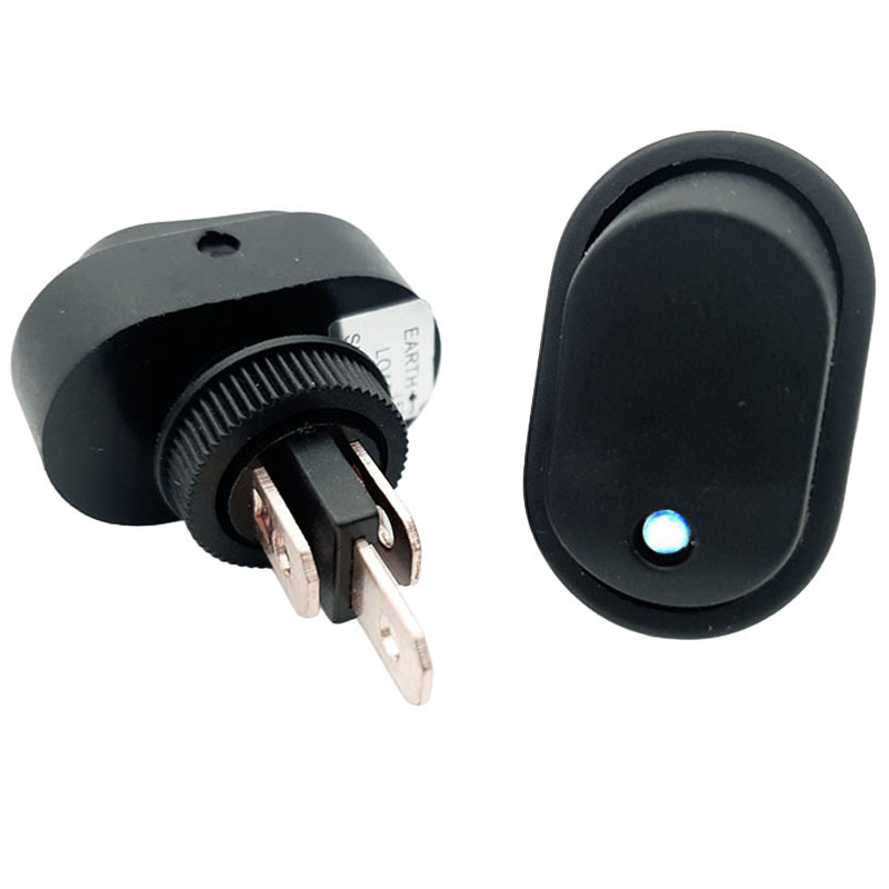 Rocker Switch On Off SPST Blue LED - Alna Commodities Pty. Ltd.