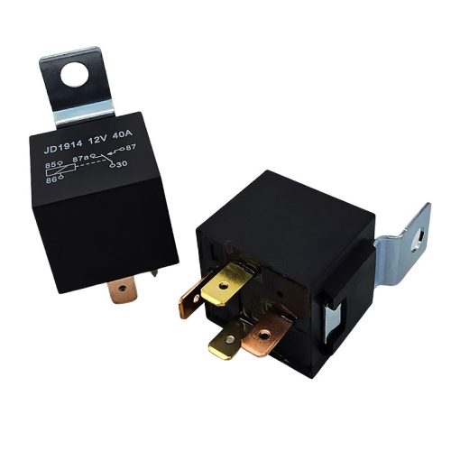 Relay 4 Pin 12V 40AMP Diode Protected with Bracket - Alna Commodities ...