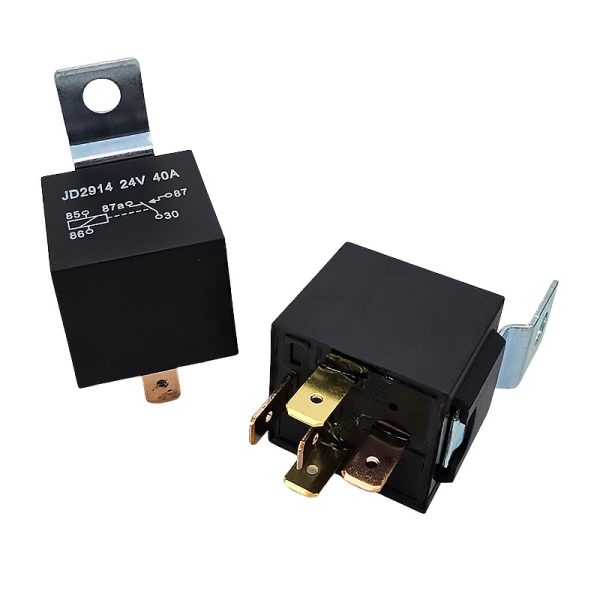 Relay 5 Pin Changeover 24V 40AMP Diode Protected with Bracket - Alna ...