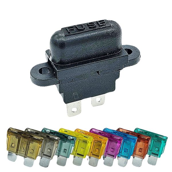Standard Blade Fuse Holder Panel Mount with Selectable Fuse - Alna ...