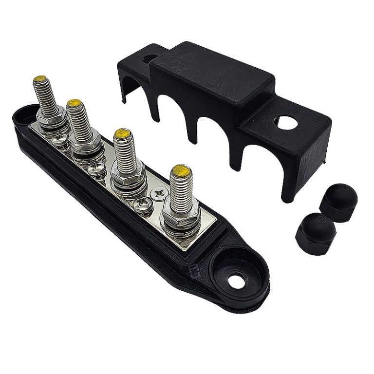 Ionnic JB7704B 4 way Bus Bar Power Distribution Block 250A Negative ...