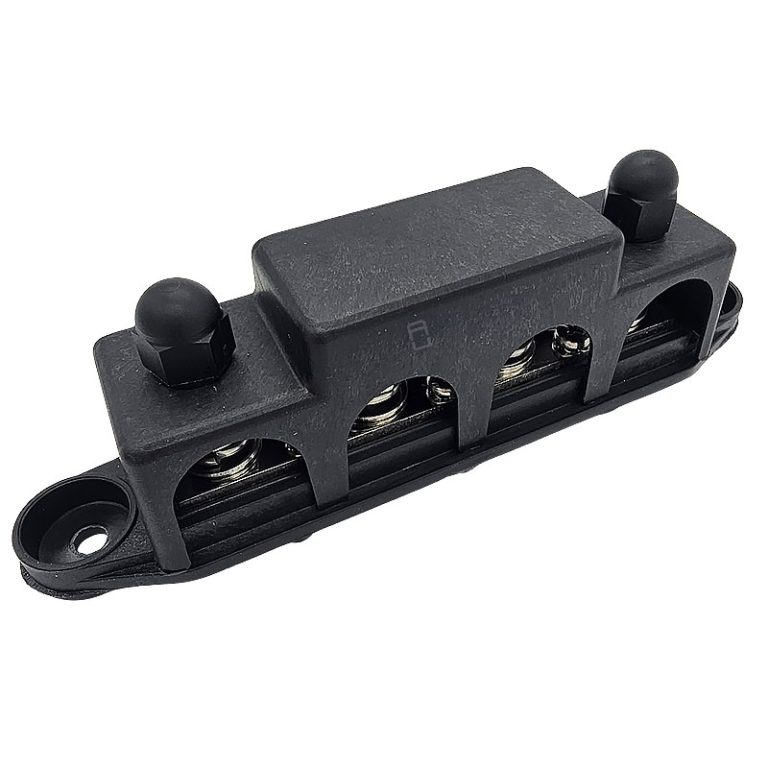 Ionnic JB7704B 4 way Bus Bar Power Distribution Block 250A Negative Black - Alna Commodities Pty ...