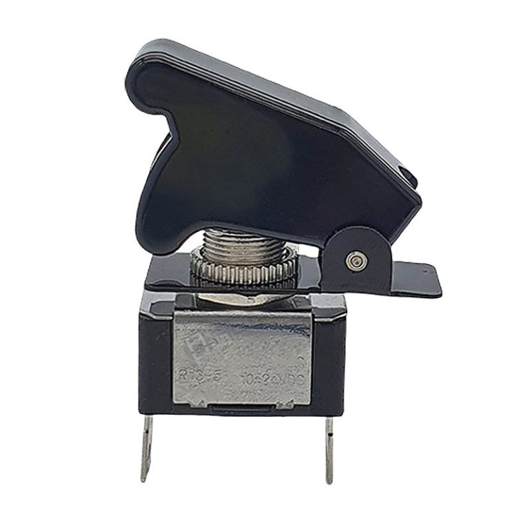 Toggle Switch On Off 12V 20A with Black Missile Switch Cover SPST Narva 60060BL - Alna ...